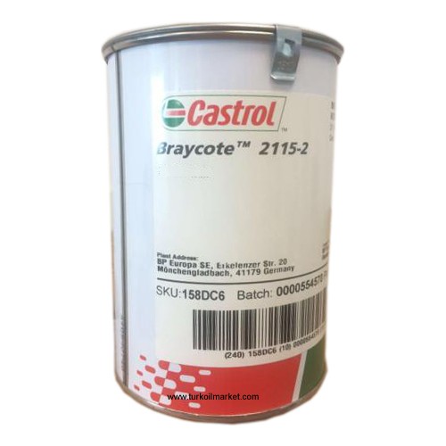 Castrol Braycote 2115-2 - 6,8 kg Yüksek Sıcaklık Gresi Fiyatı