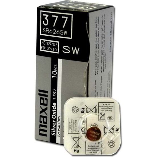 Maxell 377 Sr-626Sw Pil 1Li Blister Fiyatı - Taksit Seçenekleri