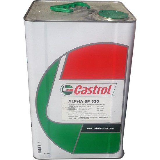 Castrol Alpha SP 320 - 16 kg Fiyatı - Taksit Seçenekleri