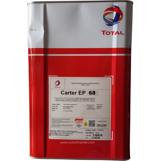 Total Carter EP 68 - 16 kg Fiyatı - Taksit Seçenekleri