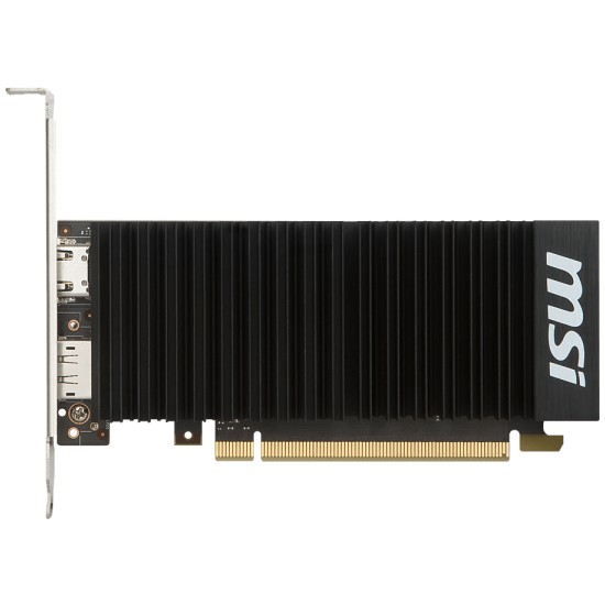 MSI NVIDIA GeForce GT 1030 2GH LP OC 2GB 64 bit GDDR4 DX(12) PCI-E 3.0 ...