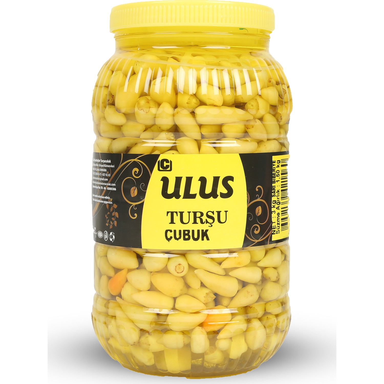 Ulus Turşu Sarı Çanakkale Biberiye Turşusu 3 kg Fiyatı