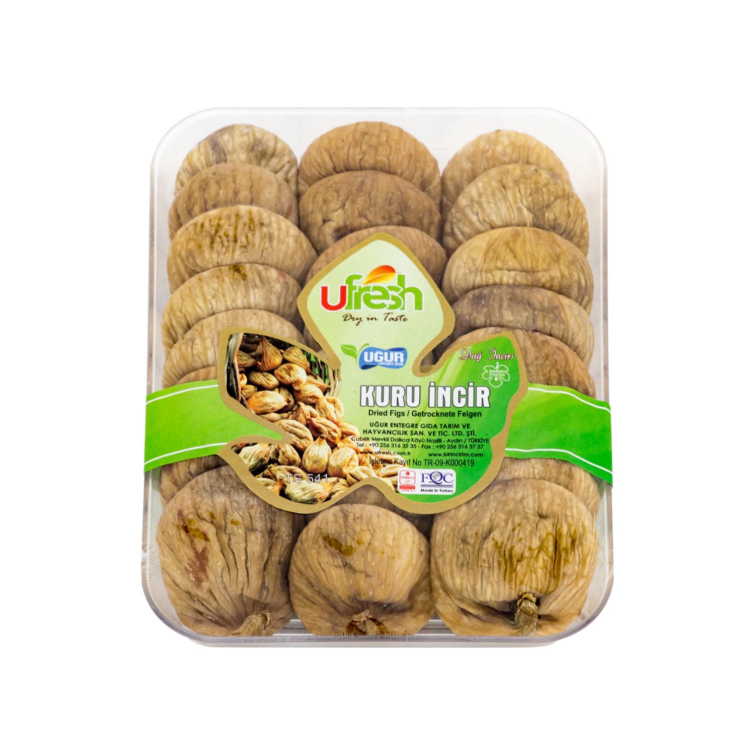 Ufresh Kuru Incir Şeffaf Kap 500 gr Fiyatı - Taksit Seçenekleri