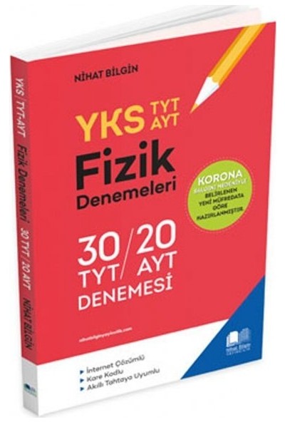 Nihat Bilgin TYT-AYT Fizik 30 Deneme
