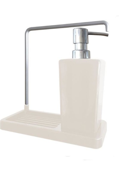 Primanova Luna Askılıklı Süngerlikli Sıvı Sabunluk Bej M-E56-09