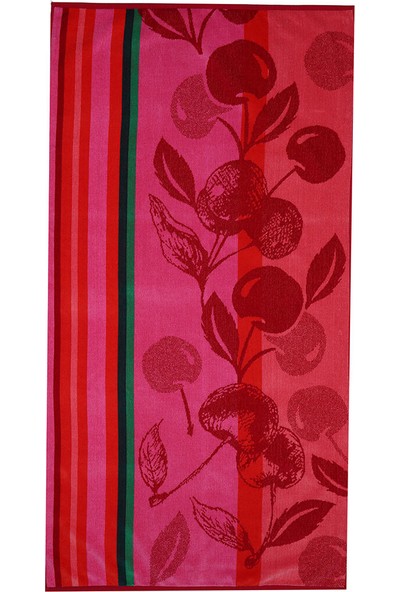 Özdilek Summer Heat Cherry Kadife 70 x 140 cm Plaj Havlusu