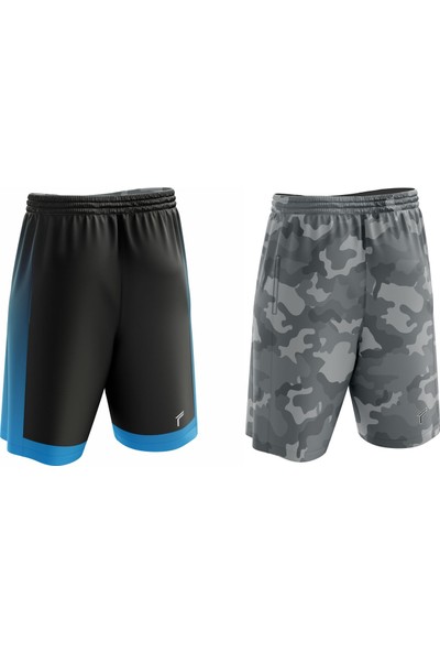 Freysport Çift Taraflı Basketbol Şortu - (Kamuflaj - Siyah Mavi) Freysport Çift Taraflı Basketbol Şortu - (Kamuflaj - Siyah Mavi)