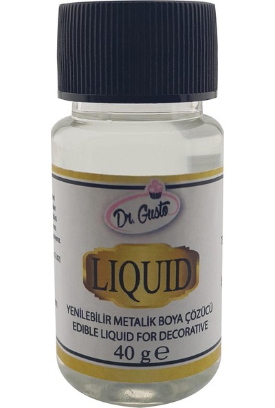 Dr Gusto Yenilebilir Metalik Çözücü 40 gr