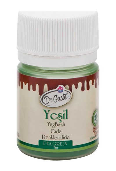 Dr Gusto Yağ Bazlı Yeşil Toz Çikolata Renklendirici 7 gr Dr Gusto Yağ Bazlı Yeşil Toz Çikolata Renklendirici 7 gr