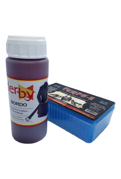 Derby Bordo Deri Mont Oto Direksiyon Döşeme Boyası Parlatıcı Sünger Ve Boya Süngeri Hediyeli Derby Bordo Deri Mont Oto Direksiyon Döşeme Boyası Parlatıcı Sünger Ve Boya Süngeri Hediyeli
