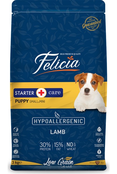 Felicia 3 Kg Kuzulu Küçük/Orta Irk Yavru Köpek Maması