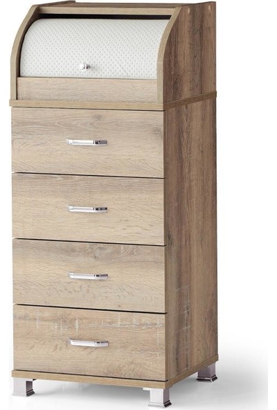 Sivasgözde Ahşap Çekmeceli Mutfak Kiler Dolabı Ekmeklik