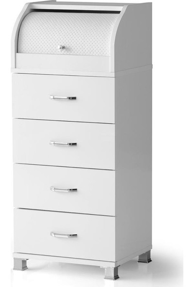 Sivasgözde Ahşap Çekmeceli Mutfak Kiler Dolabı Ekmeklik