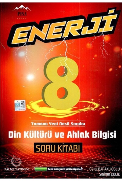 Palme Yayıncılık 8.sınıf Enerji Din Kültürü Soru Kitabı