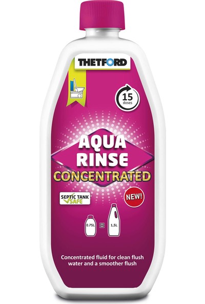 Thetford Concentrated Aqua Rinse Temiz Su Tankı Temizleyici Kimyasa 750ML