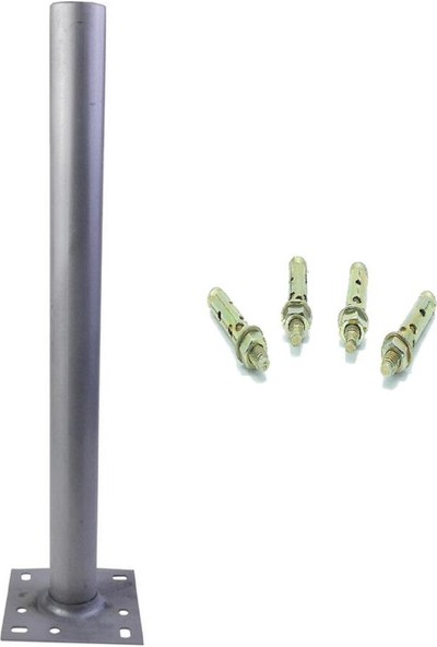 Next Çanak Anten Montaj Ayağı Düz Tip Paslanmaz + 4 Adet Çelik Dübel