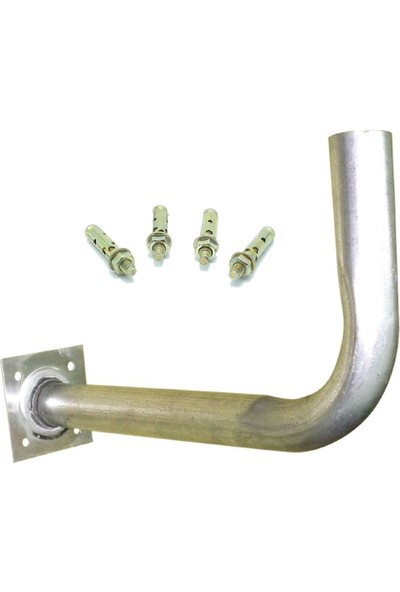 Next Çanak Anten Montaj Ayağı - L - Tip Paslanmaz + 4 Adet Çelik Dübel