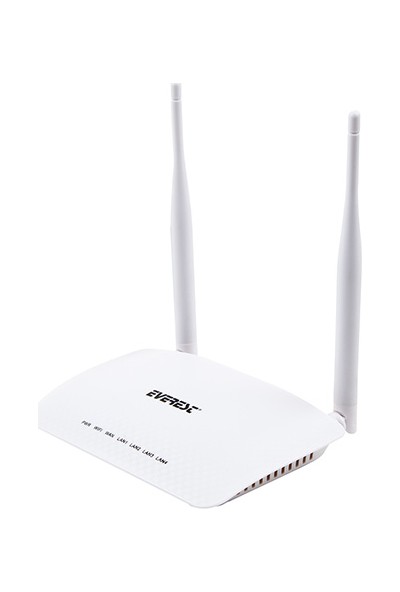 Everest EWR-958N 300 Mbps 1 WAN + 4 LAN Port WISP+Repeater+Access Point 2.4GHz Beyaz Kablosuz Router Everest EWR-958N 300 Mbps 1 WAN + 4 LAN Port WISP+Repeater+Access Point 2.4GHz Beyaz Kablosuz Router