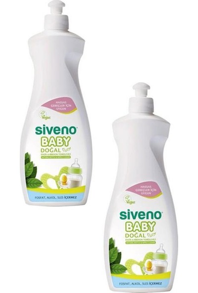 Siveno Baby Doğal 2'li Emzik ve Biberon Temizleyici 500 ml Siveno Baby Doğal 2'li Emzik ve Biberon Temizleyici 500 ml