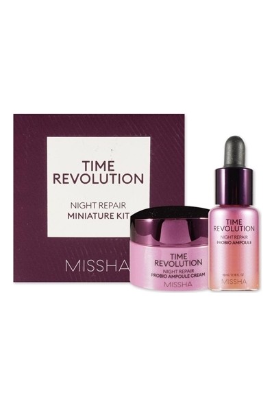Mıssha Kırışıklık Karşıtı Cilt Bakım Seti - Time Revolution Night Repair Probio Miniature Kit Mıssha Kırışıklık Karşıtı Cilt Bakım Seti - Time Revolution Night Repair Probio Miniature Kit