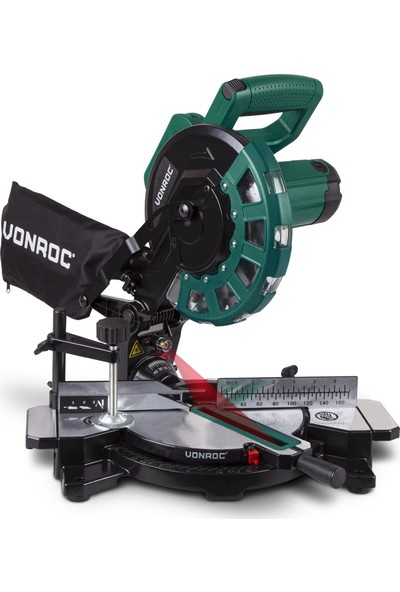 VONROC Lazerli Radyal Gönye Testere - 1700W - 216mm - 40 Diş VONROC Lazerli Radyal Gönye Testere - 1700W - 216mm - 40 Diş