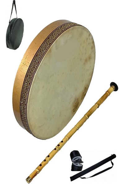 Piarro Kamış Ney ve Deri Def Seti + Kılıf Piarro Kamış Ney ve Deri Def Seti + Kılıf