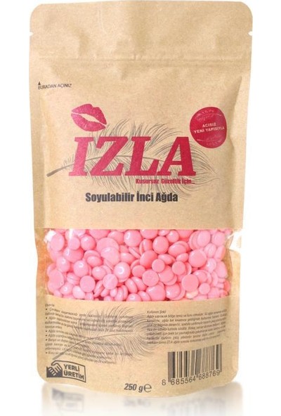 Izla Soyulabilir Boncuk Ağda 250 gr Pudralı Izla Soyulabilir Boncuk Ağda 250 gr Pudralı