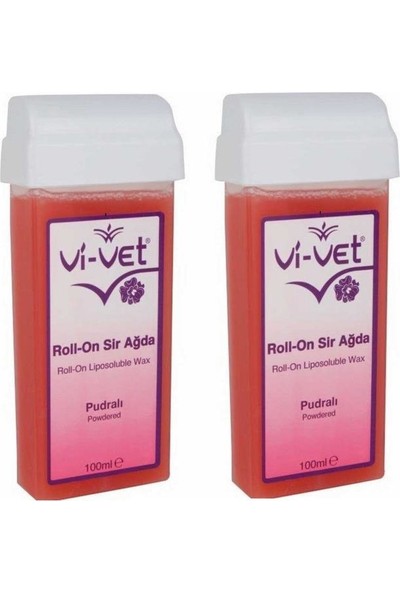 Vi-Vet Roll-On Kartuş 2'li Sir Ağda Pudralı 100 ml Vi-Vet Roll-On Kartuş 2'li Sir Ağda Pudralı 100 ml