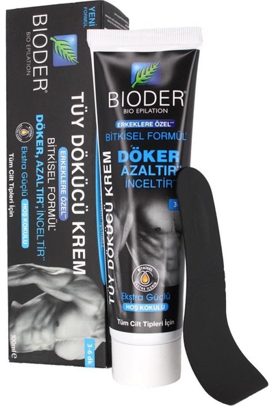 Bioder Erkeklere Özel Tüy Dökücü Krem 100 ml Bioder Erkeklere Özel Tüy Dökücü Krem 100 ml