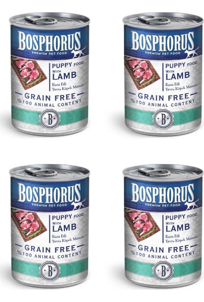 Bosphorus Tahılsız Kuzulu Yavru Köpek Maması – 4’lü Paket (4x Kuzulu) Bosphorus Tahılsız Kuzulu Yavru Köpek Maması – 4’lü Paket (4x Kuzulu)