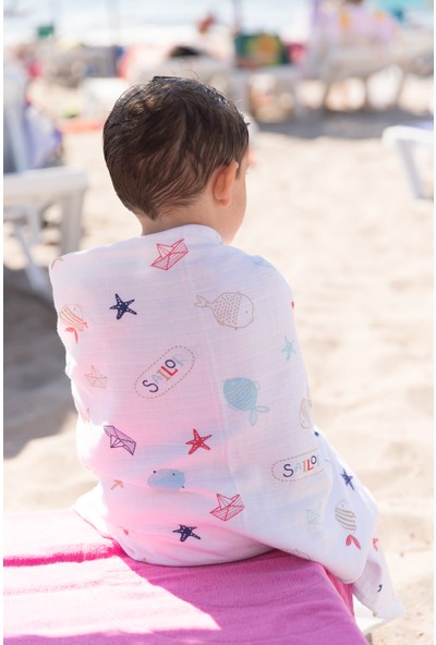 Mycey Çok Amaçlı Örtü / Müslin Kumaş - Xl Starbird Pembe Mycey Çok Amaçlı Örtü / Müslin Kumaş - Xl Starbird Pembe