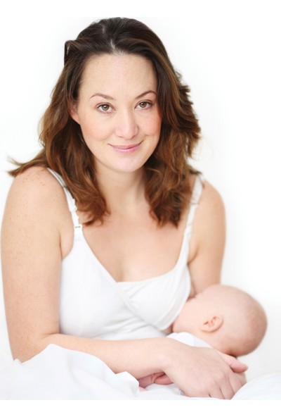 Mycey Sütyenli Emzirme Atleti - Beyaz