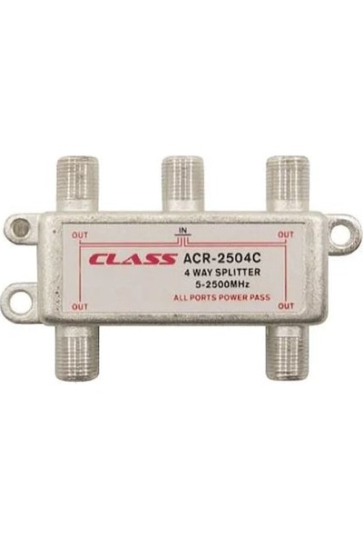 Class Acr 2504C Dörtlü Splitter Class Acr 2504C Dörtlü Splitter