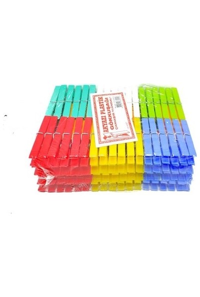 Akyazı Plastik Çamaşır Mandalı 144'lü Paket