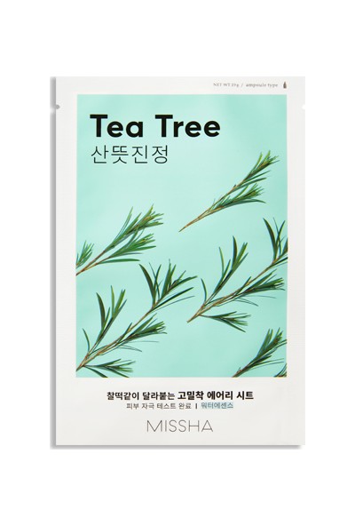 Mıssha Hassas Ciltler Için Çay Ağacı Özü Içeren Yaprak Maske - Airy Fit Sheet Mask (Tea Tree) Mıssha Hassas Ciltler Için Çay Ağacı Özü Içeren Yaprak Maske - Airy Fit Sheet Mask (Tea Tree)