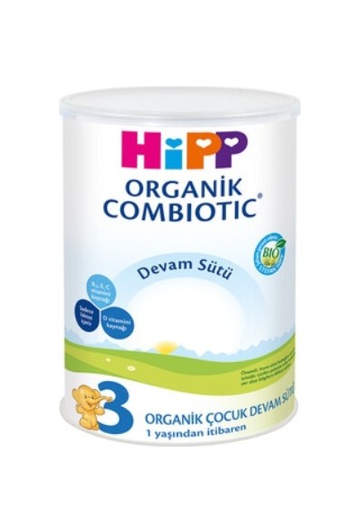 HiPP 3 Organik Combiotic Devam 350 gr. HiPP 3 Organik Combiotic Devam 350 gr.