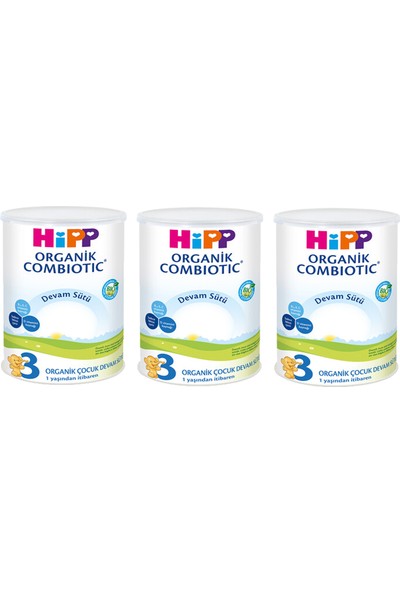 Hipp 3 Organik Combiotic Devam Sütü 350 gr 3 Adet Hipp 3 Organik Combiotic Devam Sütü 350 gr 3 Adet