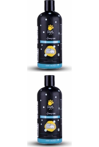 Pet Love Kedi & Köpek Şampuanı Okyanus Esintisi 400 ml x 2 Adet
