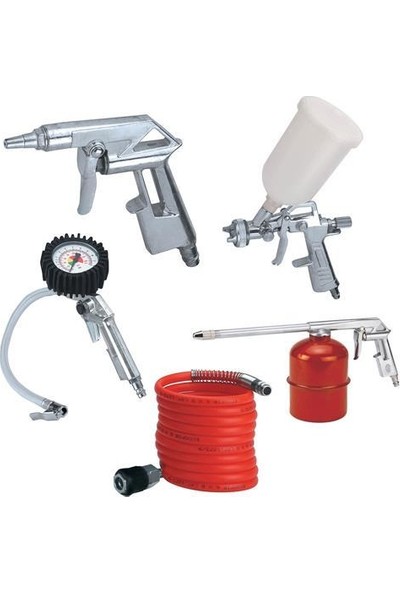 Einhell Kompersör Havalı Alet Seti 5 Parça Einhell Kompersör Havalı Alet Seti 5 Parça