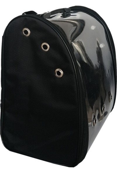 ANS Flipper Kedi Köpek Taşıma Sırt Çantası 23x37x40 cm Siyah