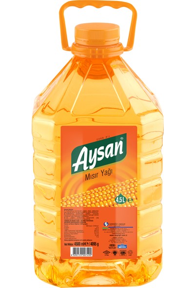 Mısır Yağı (Dar Ağız, Köşeli) 4,5 Lt Mısır Yağı (Dar Ağız, Köşeli) 4,5 Lt