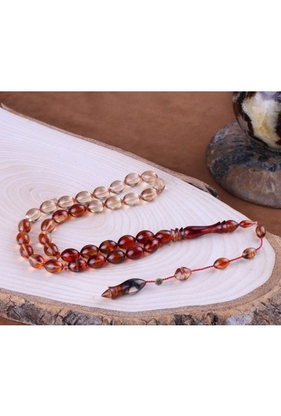 Burhan Sağlam Ateş Kehribarı Arpa Kesim Sistem Püsküllü Tesbih Burhan Sağlam Ateş Kehribarı Arpa Kesim Sistem Püsküllü Tesbih