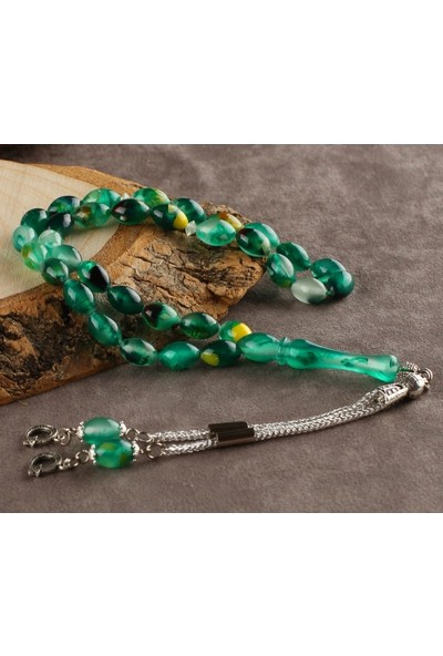 Burhan Sağlam Toz Kehribarı Arpa Kesim Tesbih