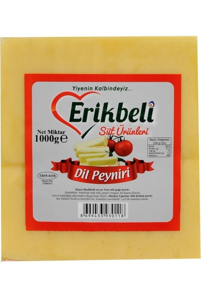 Erikbeli Kuymaklık Dil Peyniri 1 kg