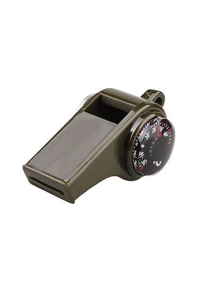 Coghlans Pusulalı Termometreli Kamp Düdüğü