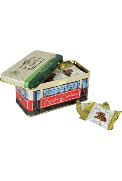 Bolçi Tramvay Teneke Kutu Antep Fıstıklı 225 Gr Bolçi Tramvay Teneke Kutu Antep Fıstıklı 225 Gr