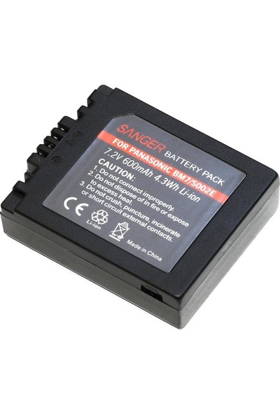 Sanger S002E Panasonic Fotoğraf Makinesi Batarya Sanger S002E Panasonic Fotoğraf Makinesi Batarya