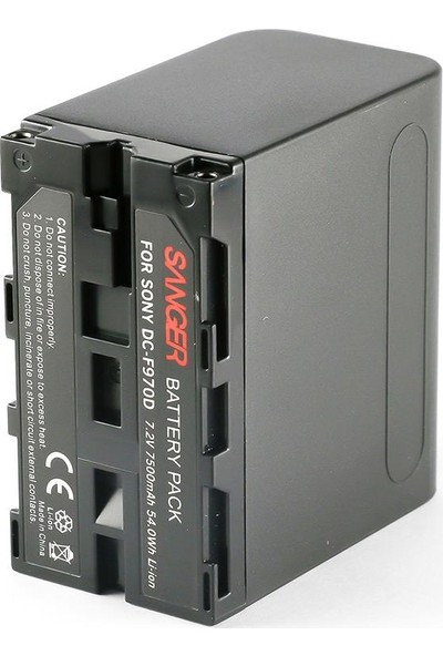 Sanger NP-F970M Sony Kamera Batarya Şarj Girişli