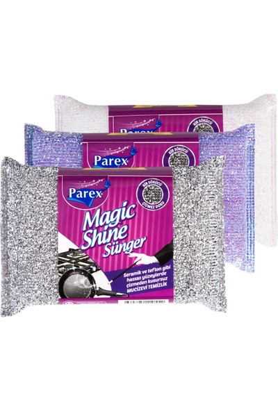 Parex Magic Shine Sünger 3'lü