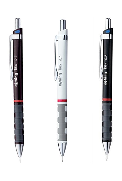 Rotring Tikky Versatil Kalem 0.7 mm Bordo-Siyah-Beyaz Rotring Tikky Versatil Kalem 0.7 mm Bordo-Siyah-Beyaz